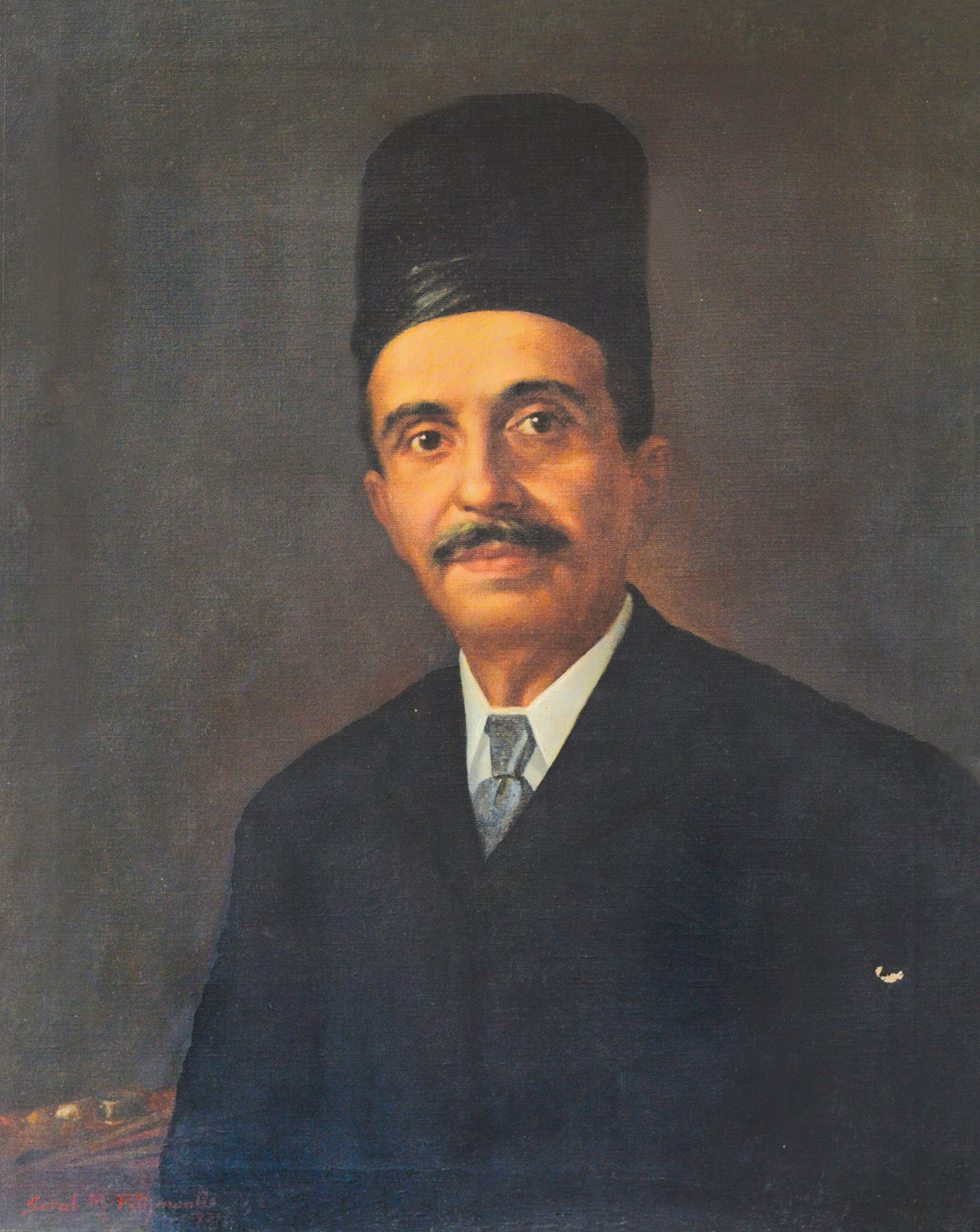 Portrait of father, M. F. Pithawala – theindianportrait